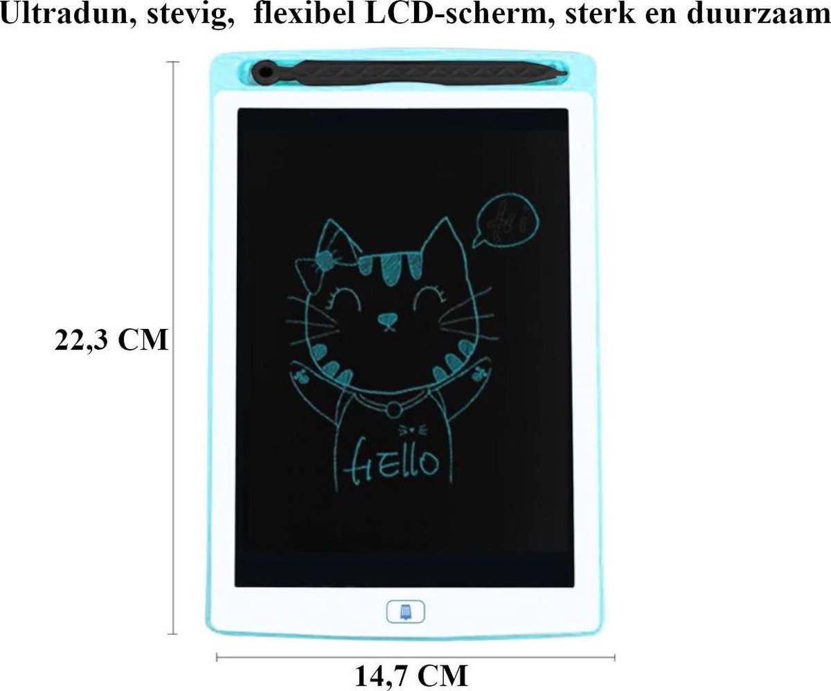 LCD tekenbord | LCD tekenbord blauw voor kinderen | LCD schrijf- en ...