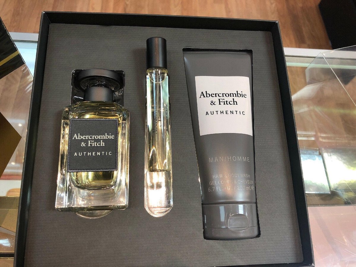 Abercrombie & Fitch First Instinct Men 100ml Edt + SG + 10ml Edt set ...