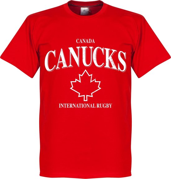 Canada Rugby T-Shirt - Rood - XXXXL | bol