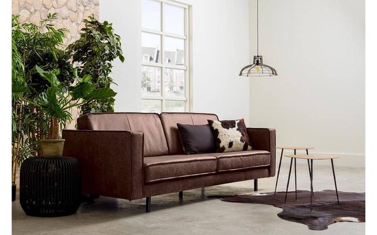 Goossens Lazare 2,5 zits bank Leer | bol