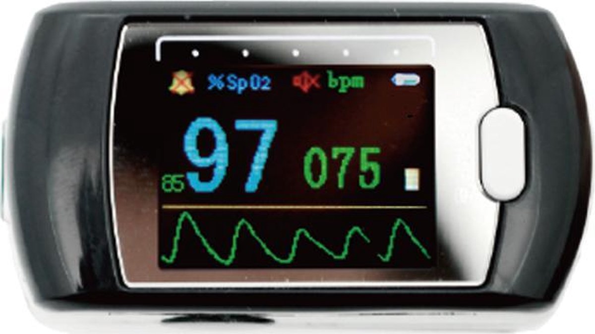 Contec CMS50E - Saturatiemeter - Zwart | bol
