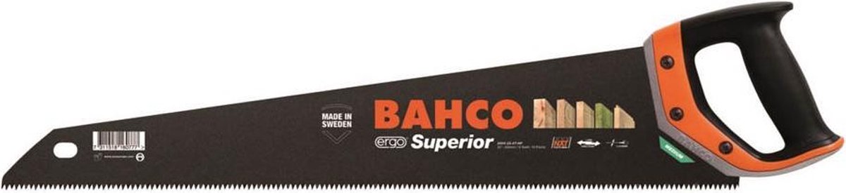 Bahco Handzaag met rubberinleg in grip. Dubbel Getand 22 Hardpoint ...