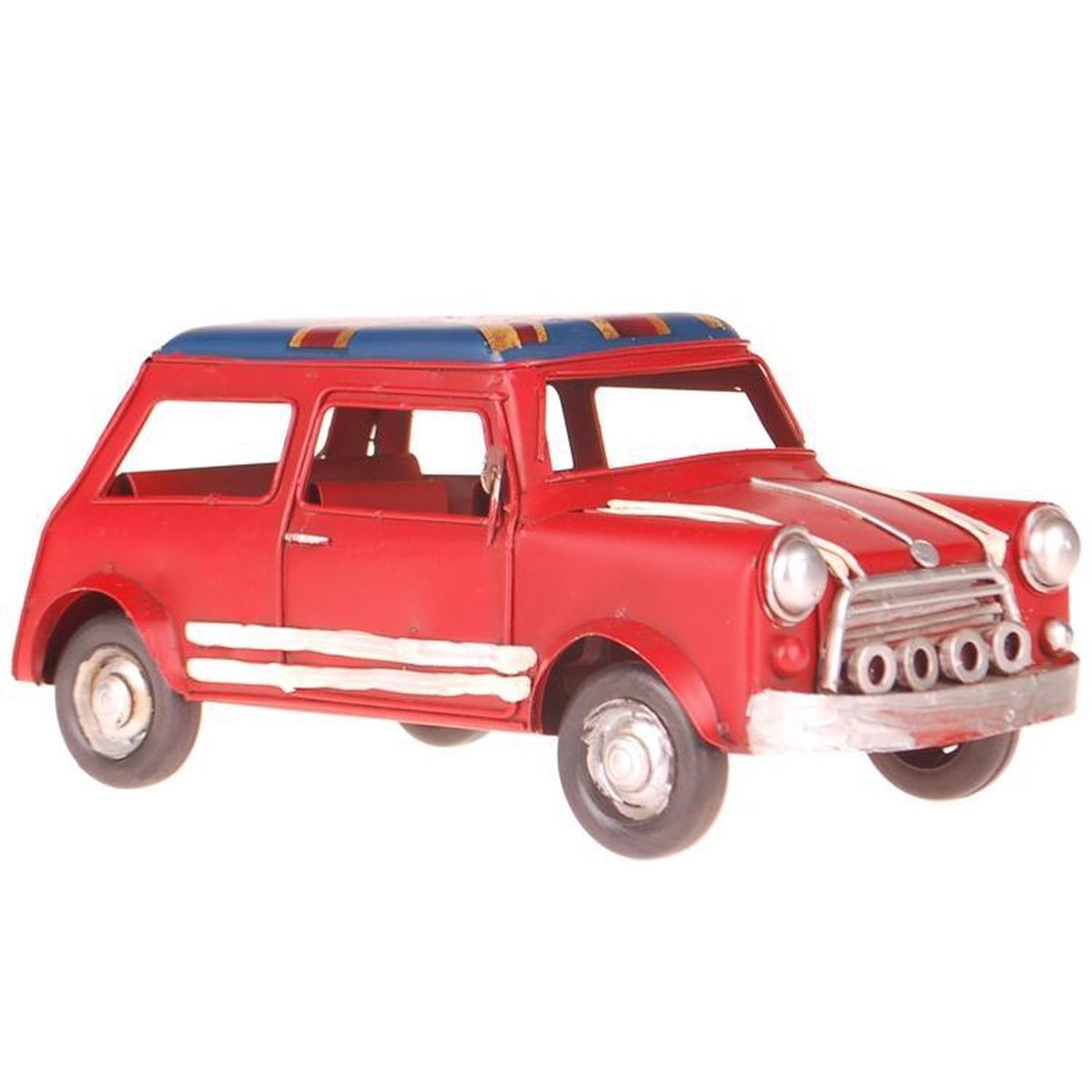 Metalen auto Mini rood engelse vlag | bol.com