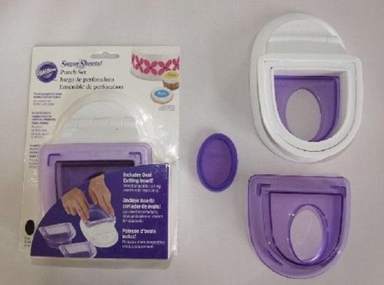 Wilton punch set - pons met insert (ovaal) | bol
