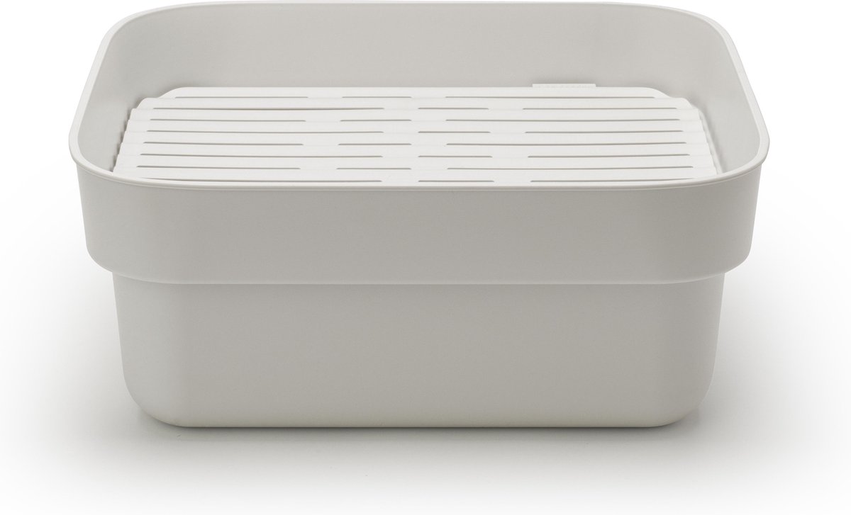 Brabantia SinkSide Afwasbak - Vierkant - met Afdruipschaal - Light Grey ...