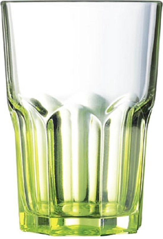 Luminarc Green Tumbler Green 40 cl h: 12,1 cm D: 8,5 cm Glas (set van ...