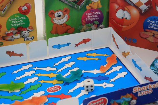 Spel Sweet 'N Play Sharks Ludo - Snoepspel | Games | bol.com