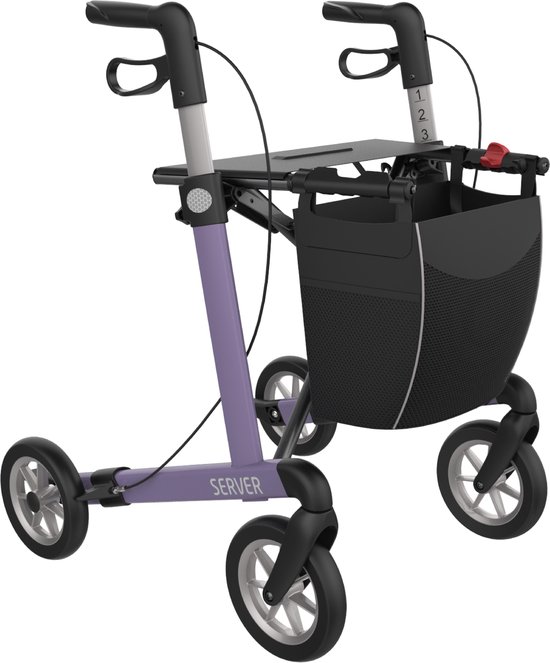 Rehasense Server zithoogte 62 cm - zachte comfort wielen - Large paars ...