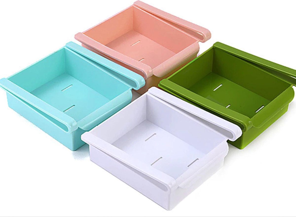 Sens Design koelkast organizer koelkast bakjes - wit | bol.com