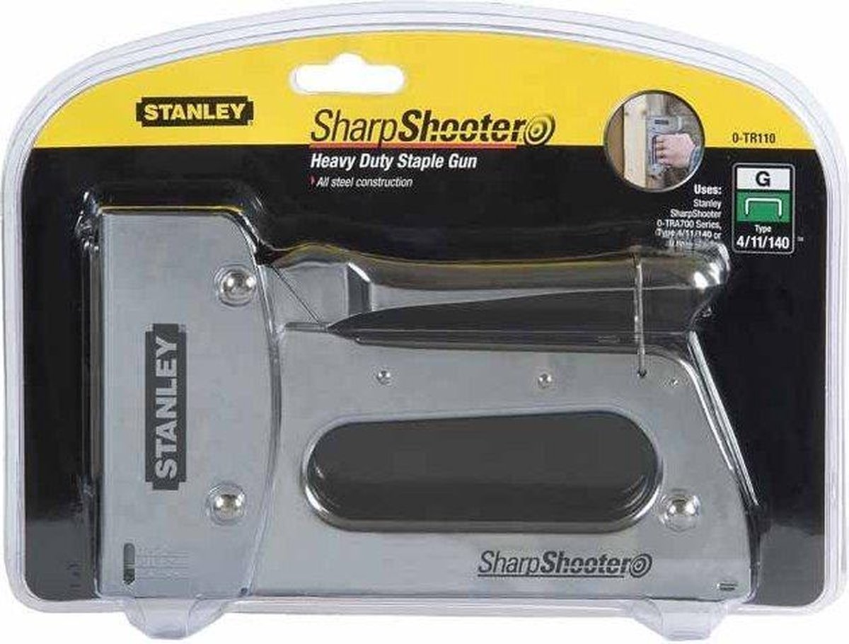 STANLEY TR110 Heavy Duty Type de main Tacker G - acier | bol.com