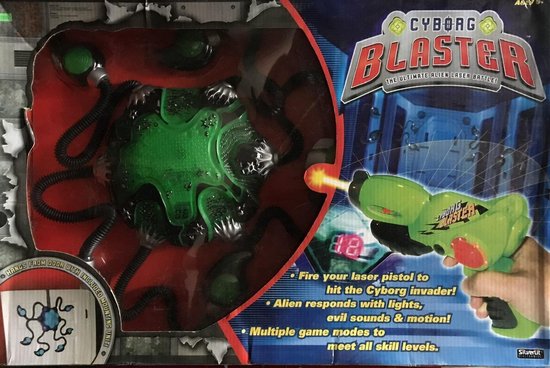 Cyborg Blaster Alien Laser Battle Silverlit groen | bol