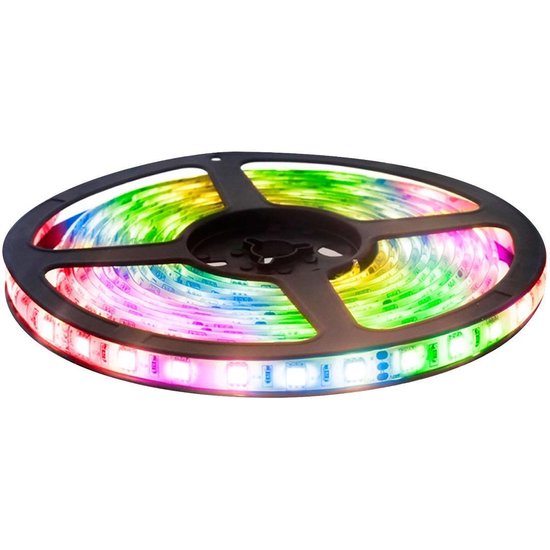 Complete set - 3 meter led strip - RGB - Waterproof | bol