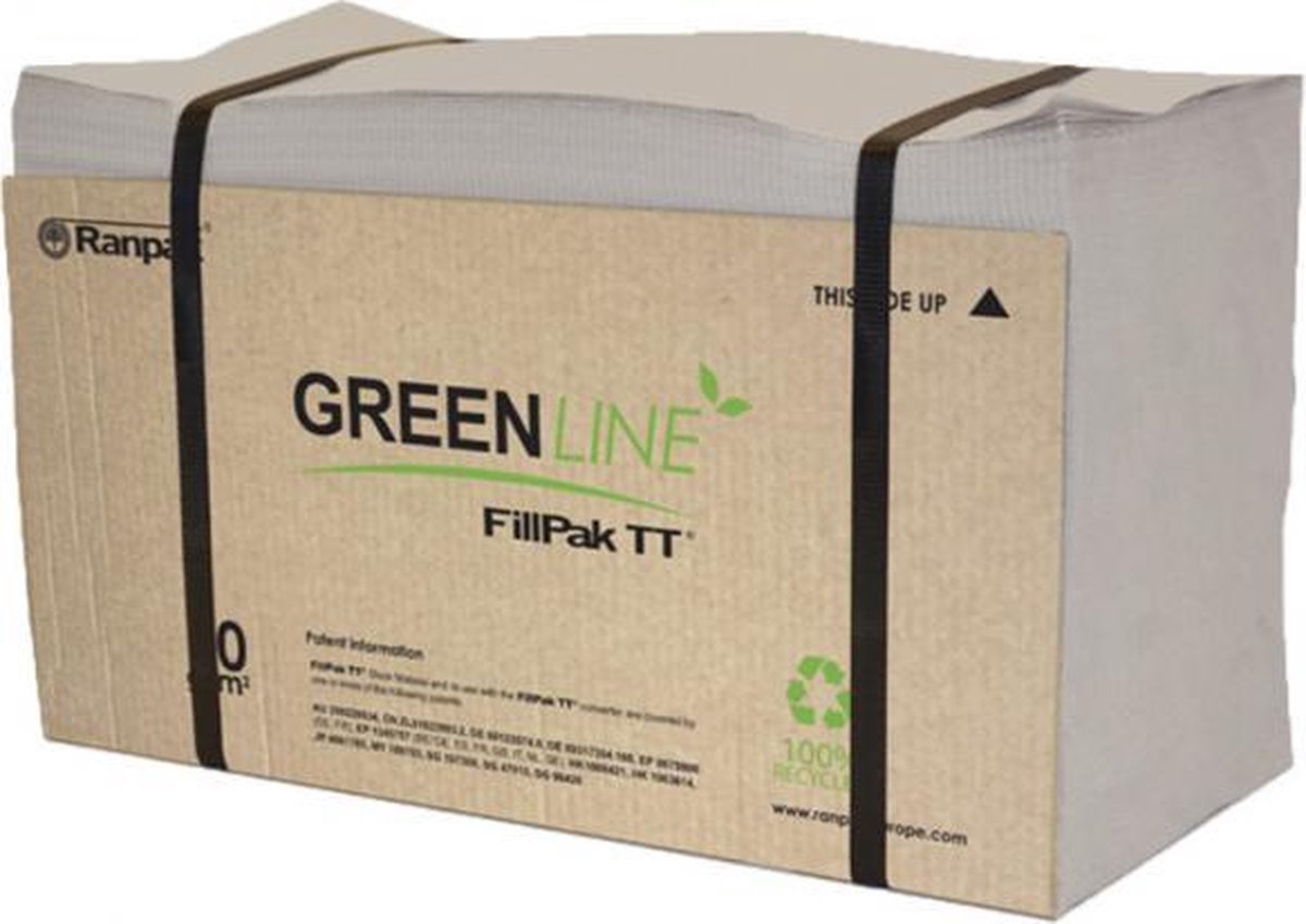 Fillpak Fill Paper Ranpak - Greenline - 70 gr / m2 - Papier Ranpak ...