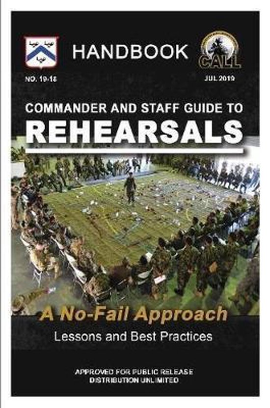 Commander and Staff Guide to Rehearsals | 9781678181406 | U.S. Army ...