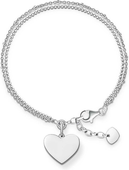 Thomas Sabo Armband 925 sterling zilver Zilver 16 Zilver 32000102 | bol.com