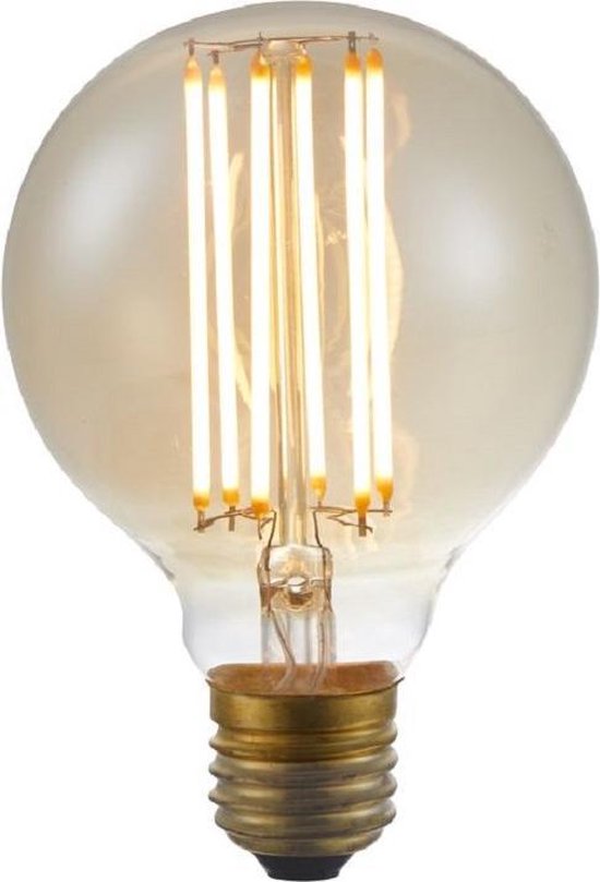 SPL LED Filament Globe - 6,5W / DIMBAAR (goud) | bol