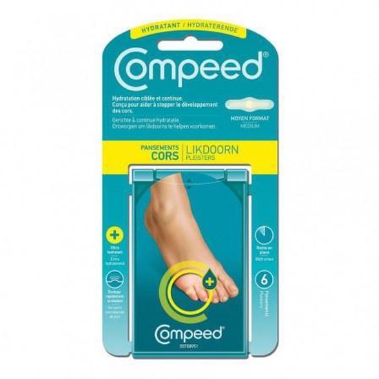 Compeed Medium - 6 stuks - Likdoornpleister | bol