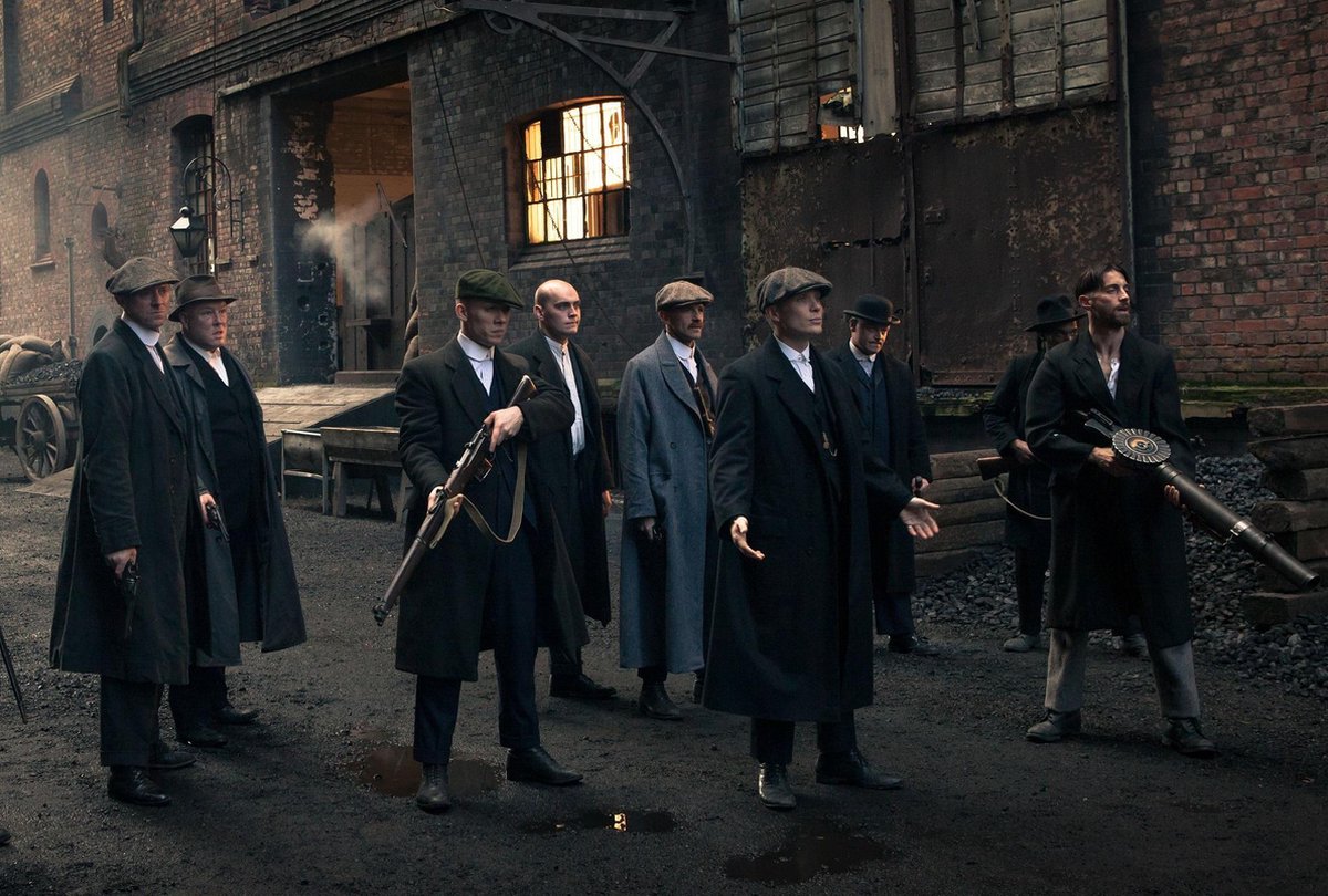 ? Peaky Blinders • War Street Canvas 90x60 cm • Foto print op Canvas ...