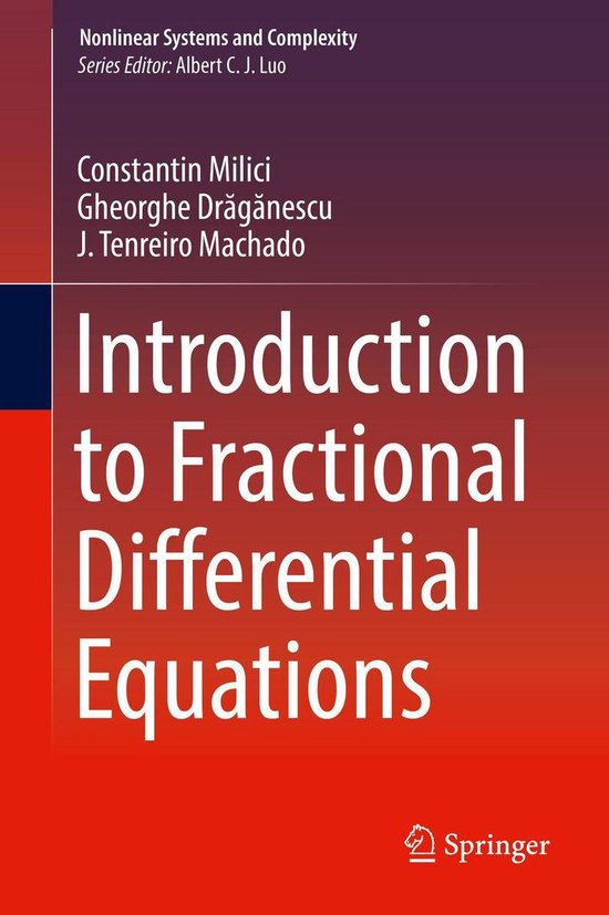 Nonlinear Systems and Complexity 25 - Introduction to Fractional Differential... | bol