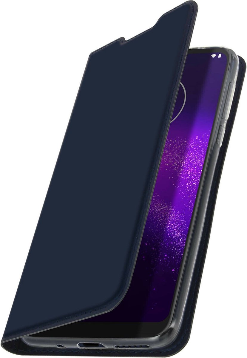 Motorola One Macro hoesje - Dux Ducis Skin Pro Book Case - Blauw | bol.com