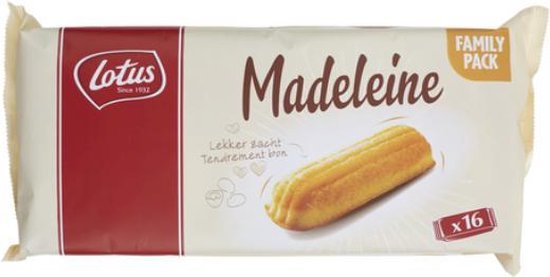 Lotus 1932 Belgische Madeleines - 16 stuks - 400 gram | bol