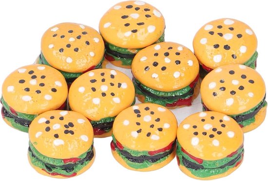 Miniatuur eten Play Burger model - kinderen Hamburger speelgoed 1/12 ...