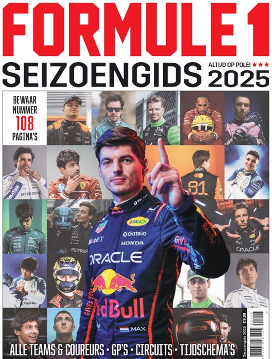 Formule 1 Preview 2025 - Alle coureurs, teams, circuits en Grands Prix ...
