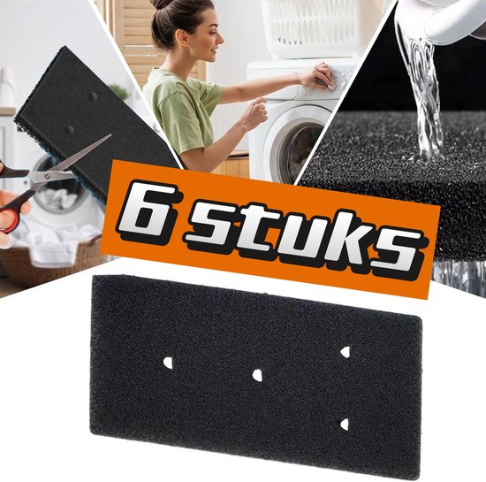 6 STUKS - schuimfilter droger foam filter wasdroger warmtewisselaar ...