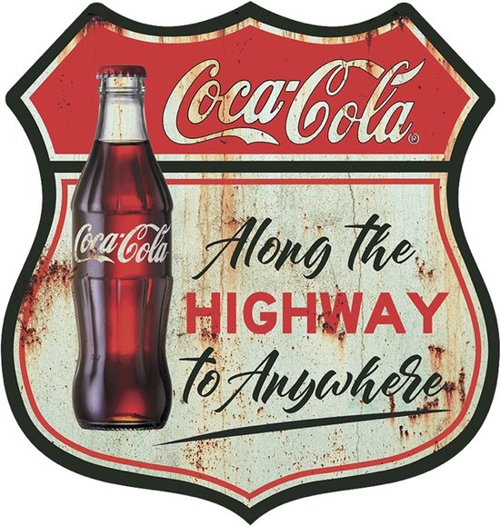 Signs USA - Schild - Coca Cola - 39 x 37 cm | bol