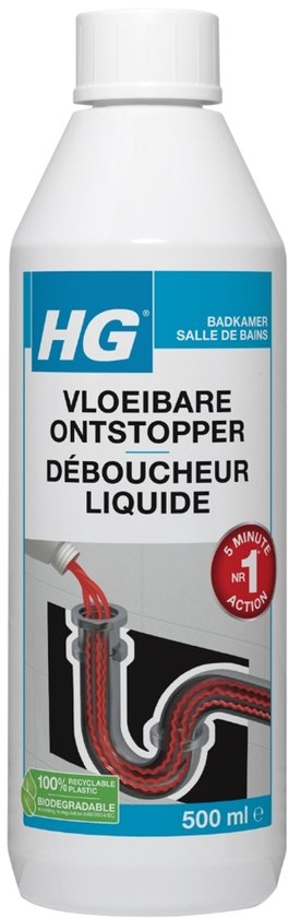 HG Vloeibare Ontstopper 500 ml - Bulkverpakking - 15 stuks | bol