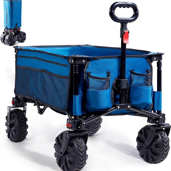 Bolderkar kinderenvervoer - Bolderkar - Opvouwbaar - Bolderwagen - Transportkar -... | bol