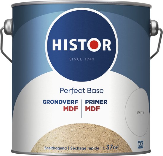 Histor Perfect Base MDF Grondverf - Houtverf voor Binnen - Primer Verf ...