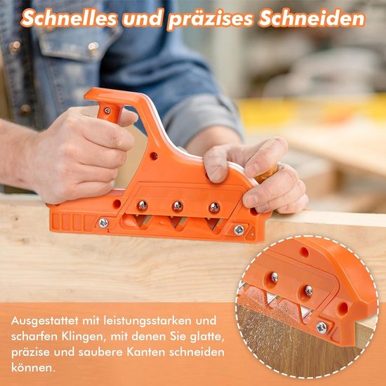 Randschaaf voor gipsplaat met 45° en 60° lemmetset - Robuuste ...