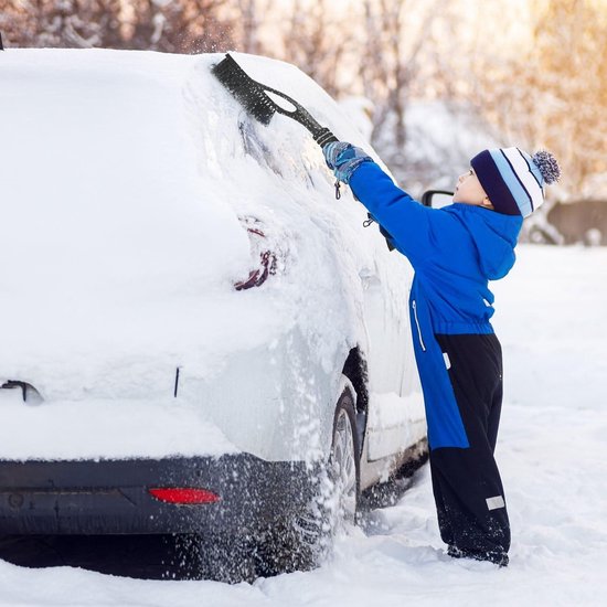 2-in-1 premium ijskrabber met bezem - winter krabber auto - XXL formaat ...