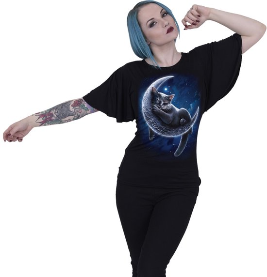 Spiral - Velvet Moon Top - L - Zwart | bol