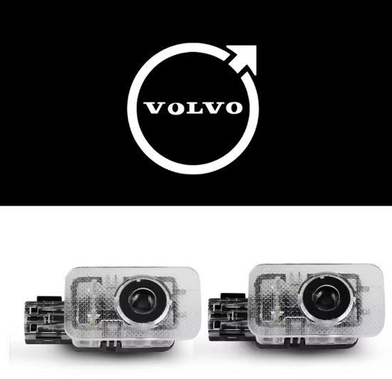 2PAutodeur Welkom Lamp HD LED Laser Projectaor Voor VOLVO Rdesign S80L S60L V40/V40CC... | bol