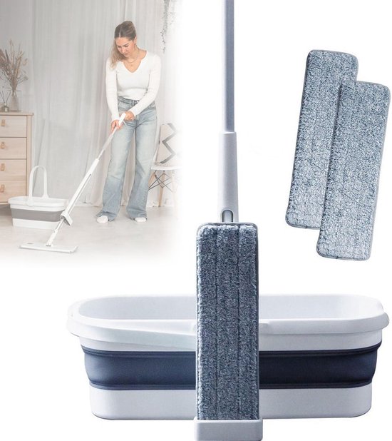 ApexArte® Dwijl en Emmer Set - Dweilsysteem - Dweilen & Vloerwissers ...