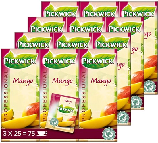 Pickwick - Professional Mango - 4x (3x 25 zakjes) | bol