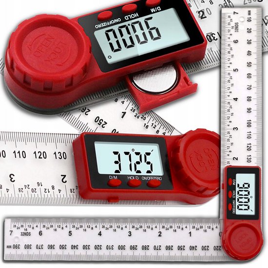 Digitale Hoekmeter - Hoekliniaal - Nauwkeurig Liniaal - Meetinstrument ...