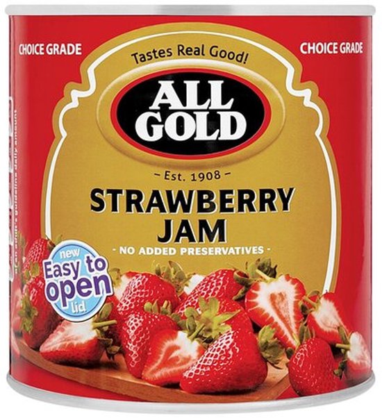 All Gold - Smooth Strawberry Jam 450g | bol