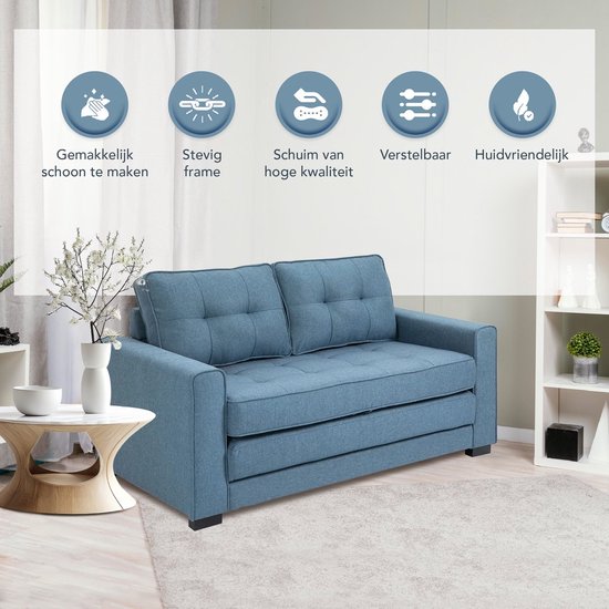 Slaapbank - Uitklapbaar - Slaapstoel - Logeerbed - Zetelbed ...