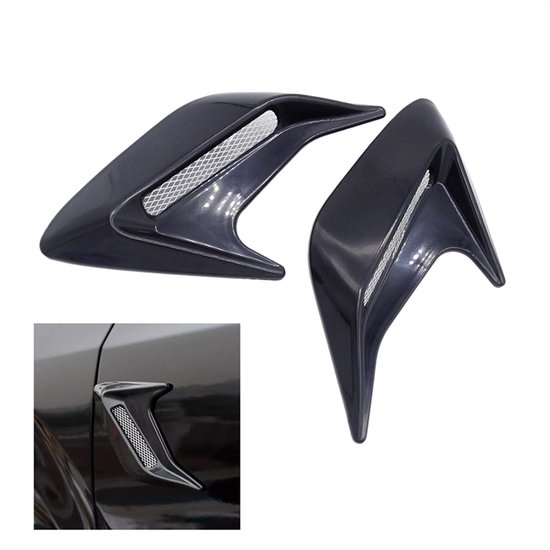 Luchtinlaat Voor Universele Auto Shark Sticker Side Vent Air Flow ...