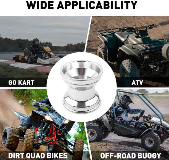 GZYF Motorcycle 10X4.50-5 ATV Front Wheel Rim Hub Replacement Fit for ...