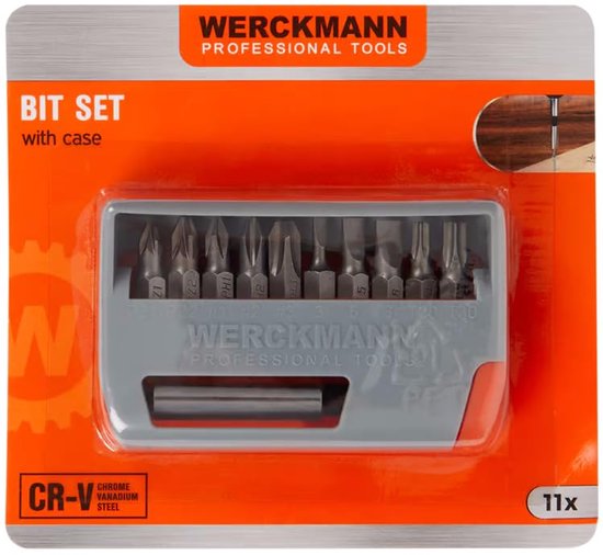 Werckmann Professional Tools - 11-delige bitset | bol