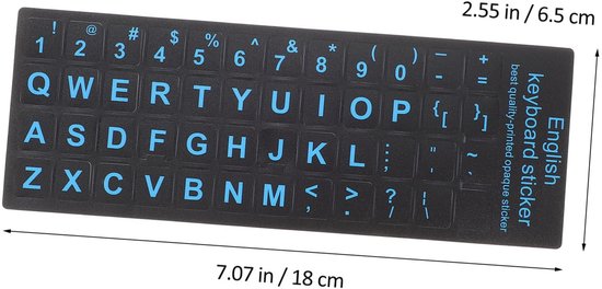 SOLUSTRE 6 Stuks computer toetsenbord stickers pc accessories keyboard ...