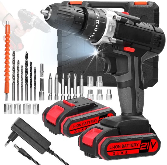 Boormachine - Accumachine - Accutol - Schroefmachine - 25mn - 1300 nah ...