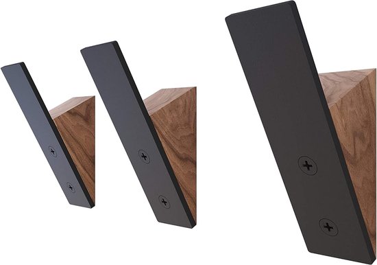 Wandkapstok - Set van 3 - Wandhaken - Muurhaken - Kapstok - Haakjes ...