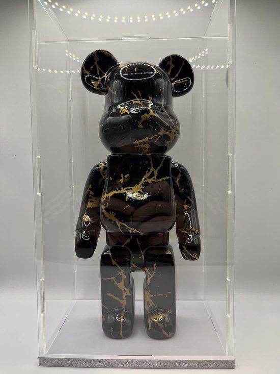 Dark Marble Style Teddybear - 28cm - Incl. Display Doos - Dark Marble ...
