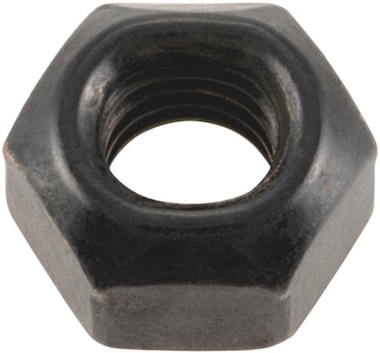 Wurth - ISO 7042 staal 8 zink-nikkel zwart - Zeskantmoer met klemdeel ...