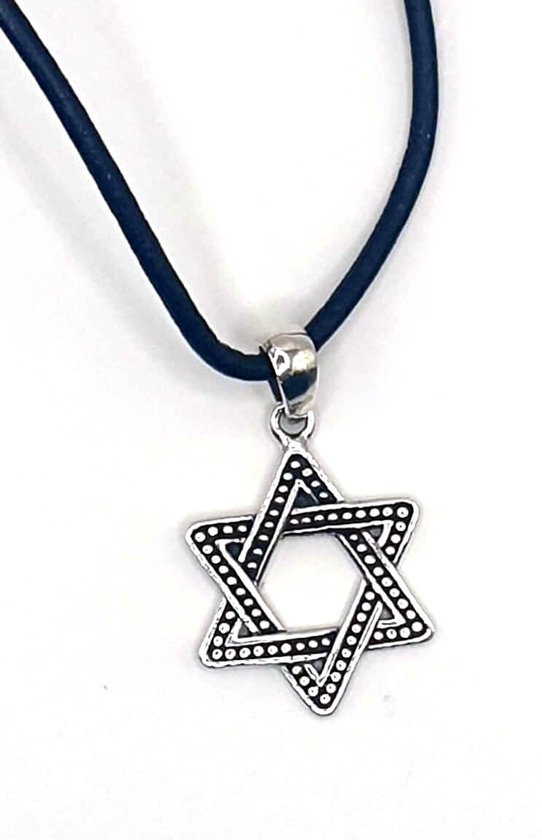 Zilveren Davidster hanger(3071-V) | bol